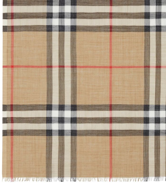 Buy Burberry Classic Check Cashmere Scarf 'Archive Beige' - 8018468 | GOAT