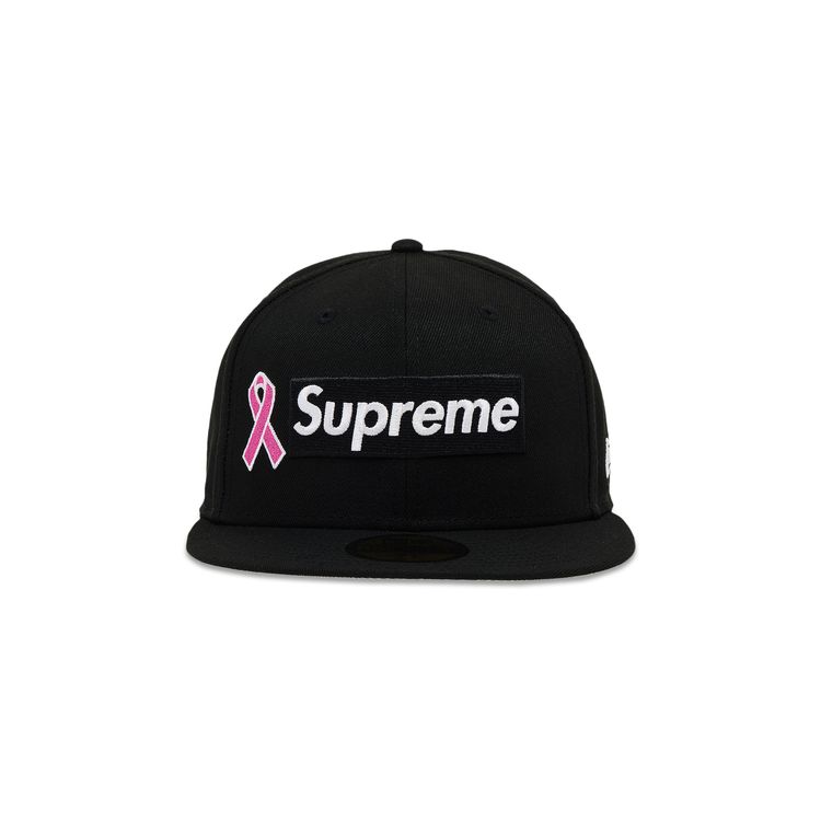 Buy Supreme New Era Breast Cancer Awareness Box Logo 'Black' - FW25H30 ...