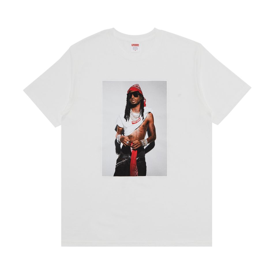 Buy Supreme Playboi Carti Tee 'White' - FW25T50 WHITE | GOAT