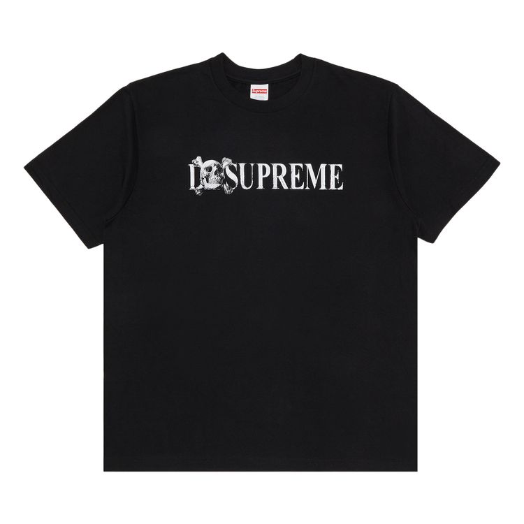 Buy Supreme Skull Tee 'Black' - FW25T48 BLACK | GOAT