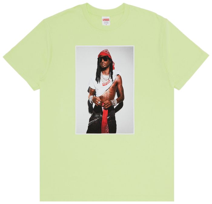 Buy Supreme Playboi Carti Tee 'Pale Green' - FW25T50 PALE GREEN | GOAT CA