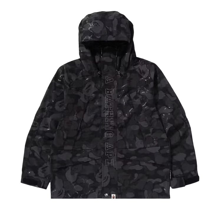 Buy BAPE 1st Camo Snowboard Jacket 'Black' - 1L80 140 319 BLACK | GOAT