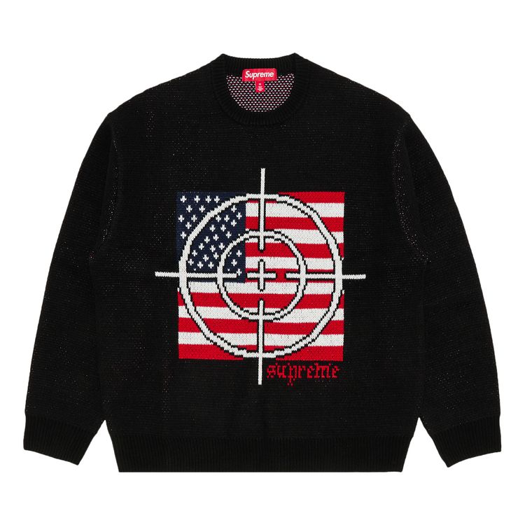 Buy Supreme Target Sweater 'Black' - FW25SK38 BLACK | GOAT
