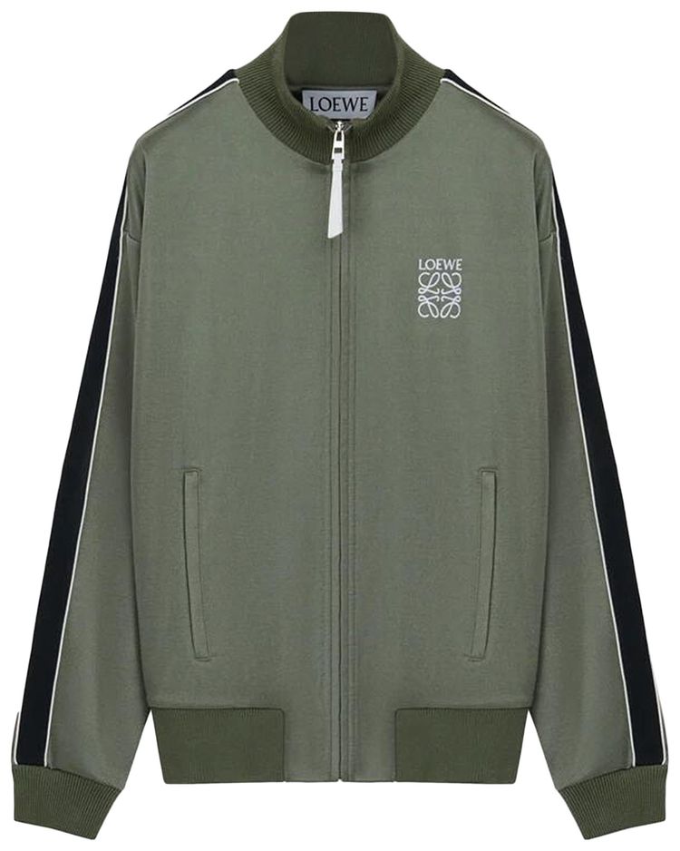 Buy Loewe Tracksuit Jacket 'Khaki Green' - H526Y02X38 4160 | GOAT