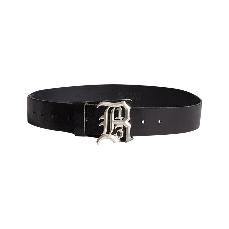 Buy R13 Logo Buckle Belt 'Black' - R13WA055 A001 | GOAT