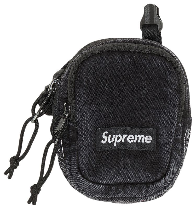 Buy Supreme Denim Mini Utility Bag 'Black' - FW25B16 BLACK | GOAT