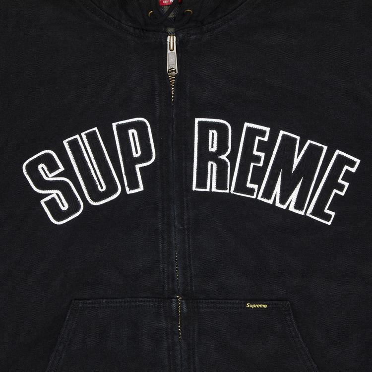 Buy Supreme Reflective Arc Hooded Work Jacket 'Black' - FW25J65 BLACK ...