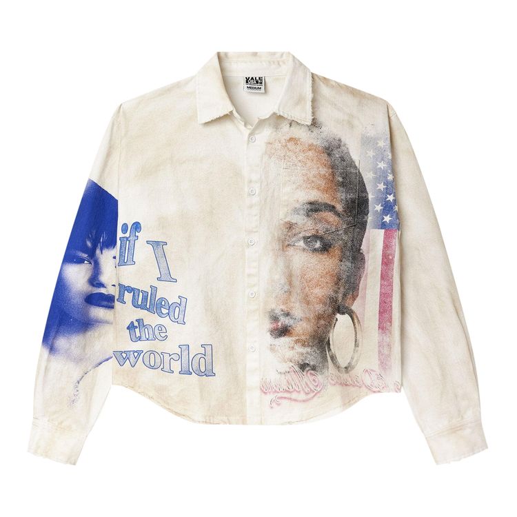Buy Vale Forever Freedom Button Up 'Cream' - VALE 09 008 FBU CM | GOAT