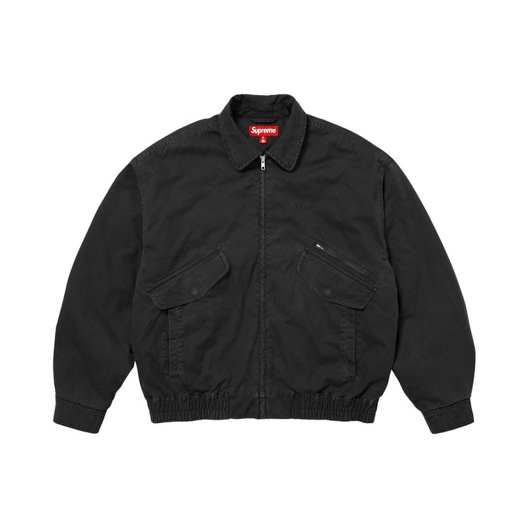 Buy Supreme Hooded Utility Jacket 'Black' - FW25J85 BLACK | GOAT