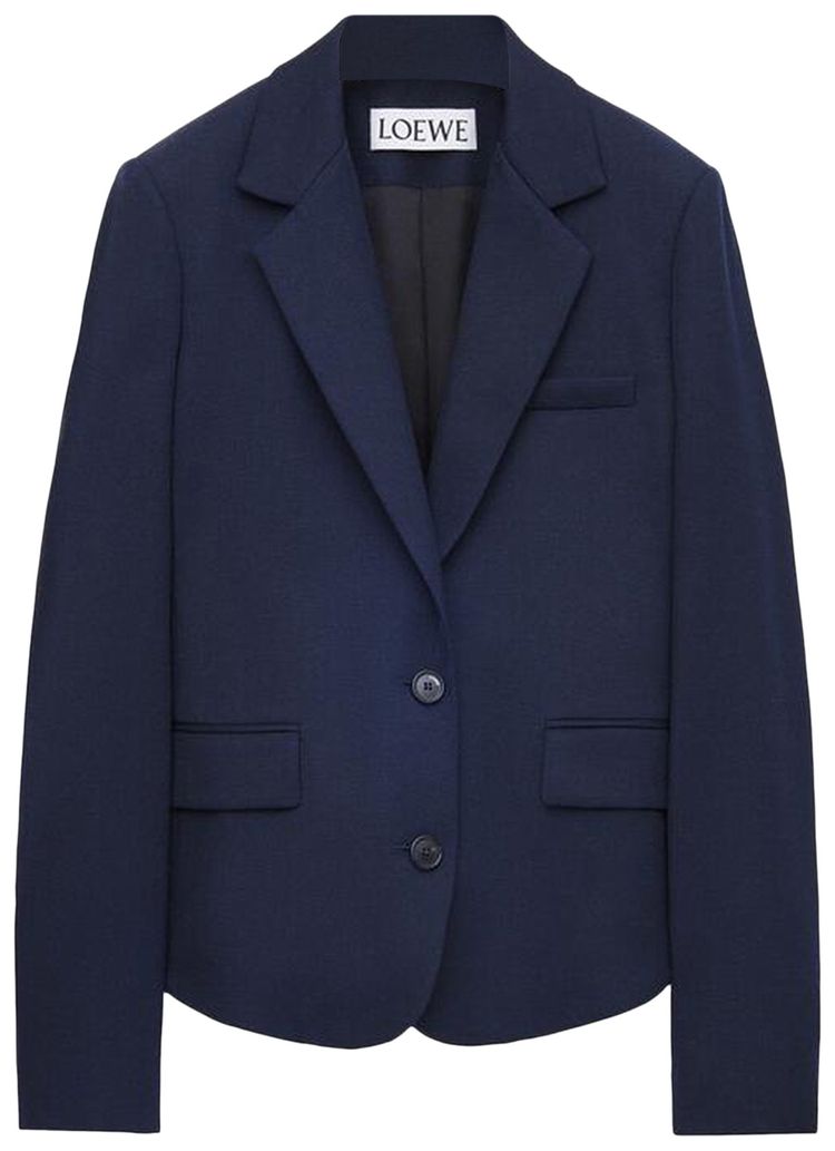 Buy Loewe Tailored Jacket 'Navy Blue' - S540Y03XBM 5110 | GOAT
