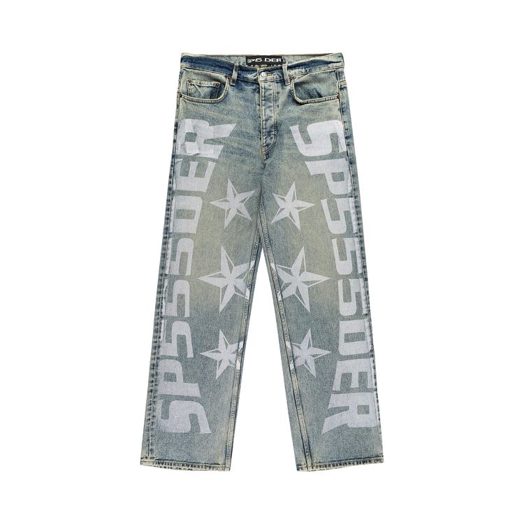 Buy Sp5der Mx555 Denim 'Light Blue Wash' - PA001FW25BLU | GOAT
