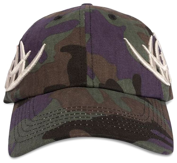 Buy Pleasures Lean Camo Hat 'Woodland' - P25F091 WOOD | GOAT