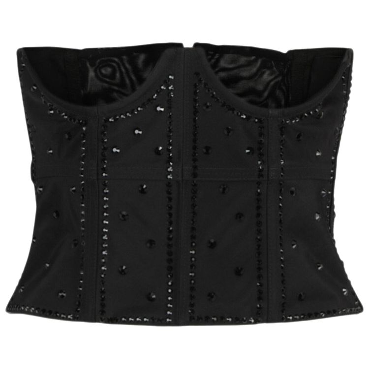 Buy Gucci Sequin Embroidered Corset Top 'Black' - 671943 XUADW 1043 | GOAT