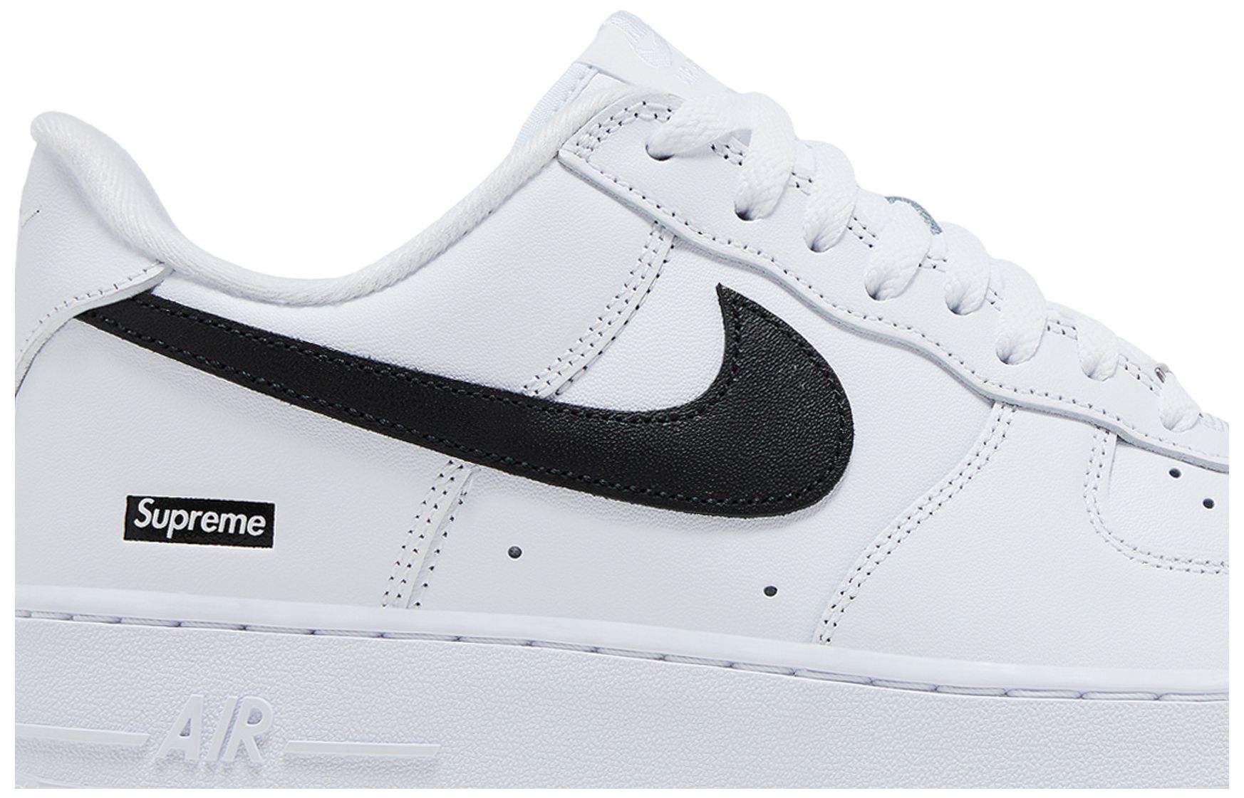 Buy Supreme x Nike Air Force 1 Low 'Box Logo - White Black' - CU9225 ...