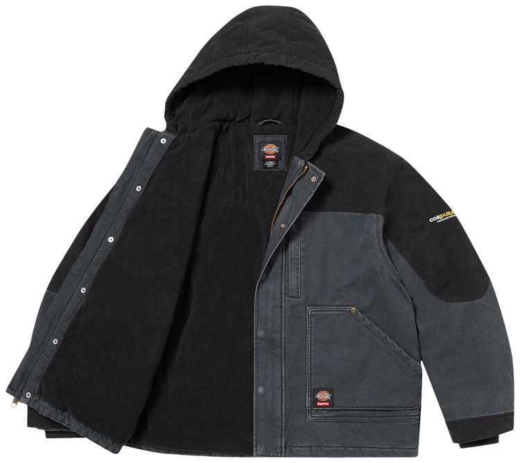 Buy Supreme x Dickies Cordura Hooded Work Jacket 'Black' - FW25J43 ...