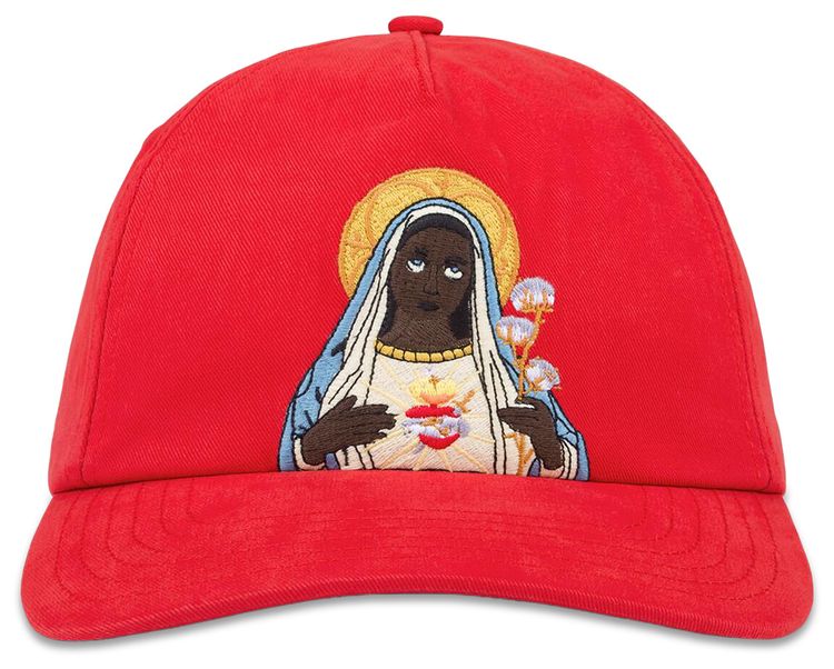Buy Denim Tears Black Mary Cap 'Red' - SS25ATR0411862 | GOAT