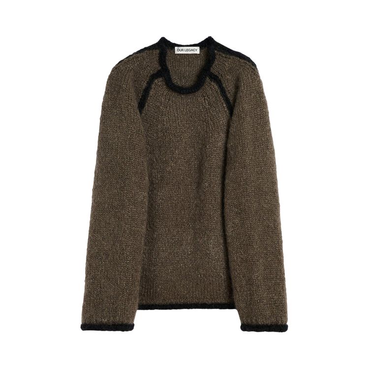 Buy Our Legacy Rider Roundneck Sweater 'Steel Mohair' - M4253RS STEE | GOAT