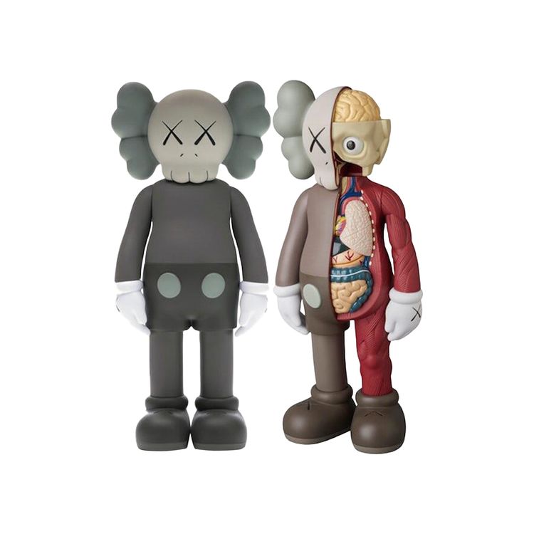 Buy KAWS Companion Flayed & Companion Open Edition Vinyl Figure 'Brown ...