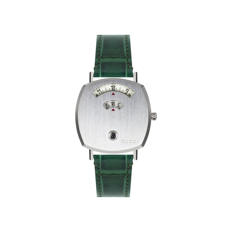 Buy Gucci Grip Leather Watch 'Stainless Steel' - YA157404 | GOAT