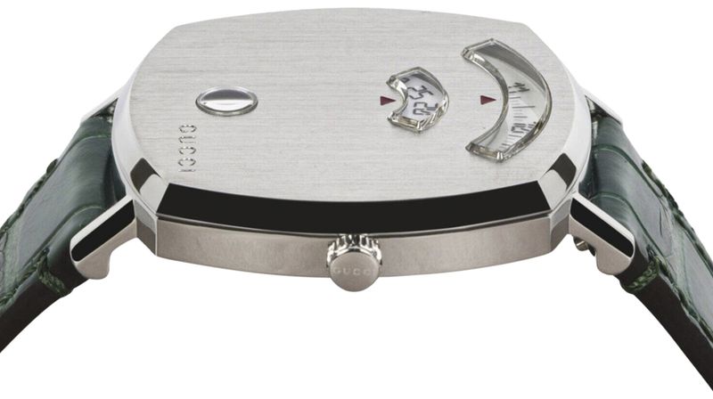 Buy Gucci Grip Leather Watch 'Stainless Steel' - YA157404 | GOAT
