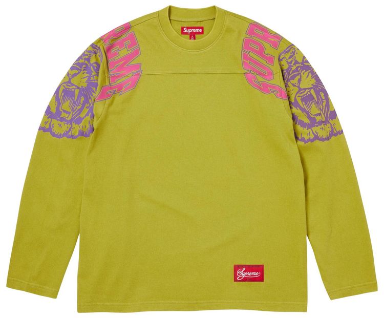 Buy Supreme Mascot Long-Sleeve Football Top 'Green' - FW25KN25 GREEN | GOAT