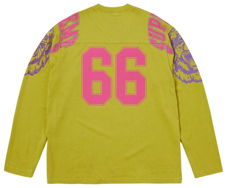 Buy Supreme Mascot Long-Sleeve Football Top 'Green' - FW25KN25 GREEN | GOAT