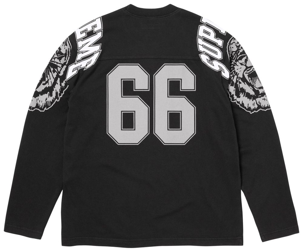 Buy Supreme Mascot Long-Sleeve Football Top 'Black' - FW25KN25 BLACK | GOAT
