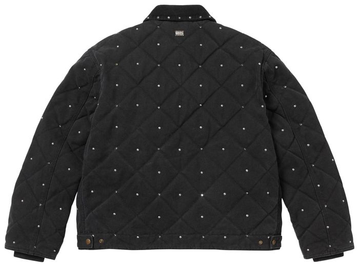 Buy Supreme x B.B. Simon Quilted Work Jacket 'Black' - FW25J89 BLACK | GOAT