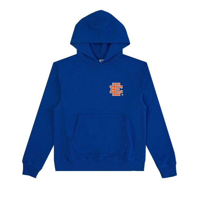Buy Eric Emanuel EE Mets Hoodie 'Blue/Orange' - EEWT25FT19 082BLOR | GOAT