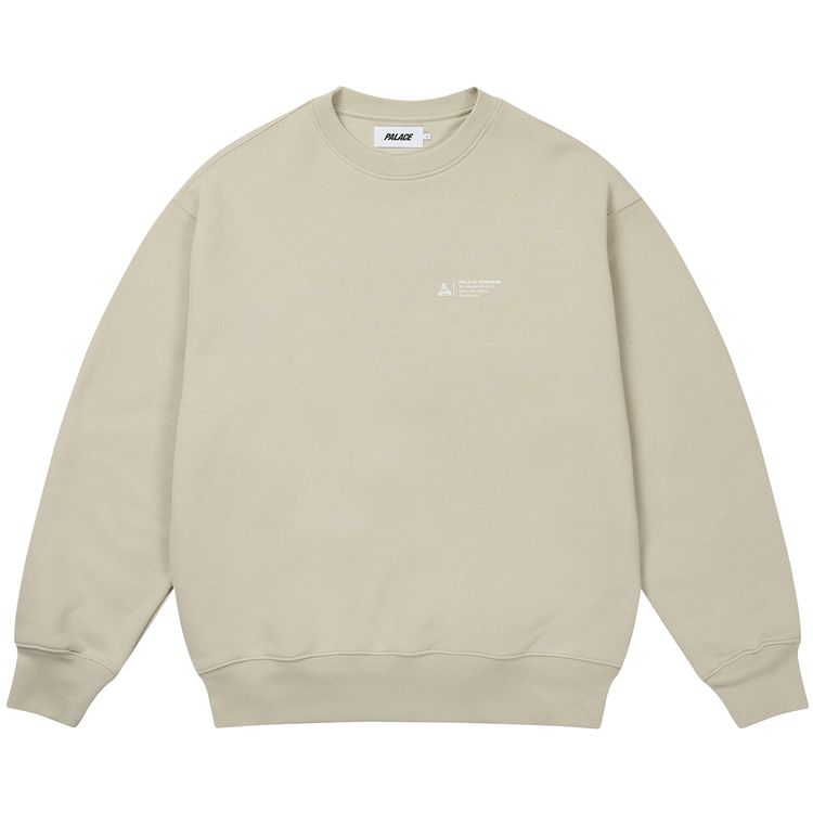 Buy Palace Shop Locator Crew 'Stoney Grey' - P29CS130 | GOAT