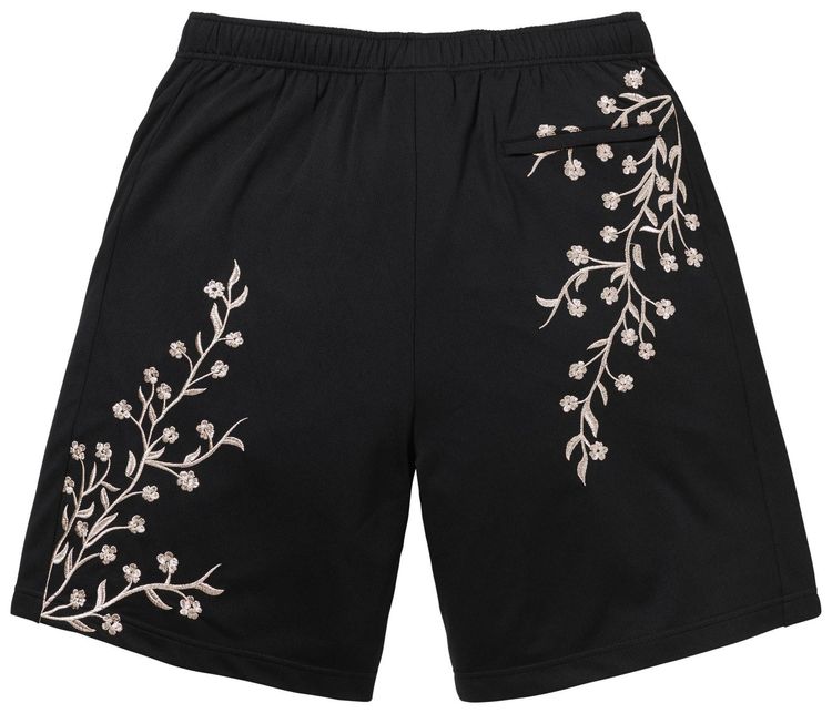 Buy Supreme Floral Soccer Short 'Black' - FW25SH5 BLACK | GOAT