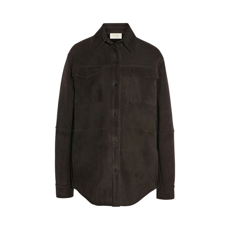 Buy The Row Gwena Jacket 'Dark Brown' - 10302 R80 DBR | GOAT
