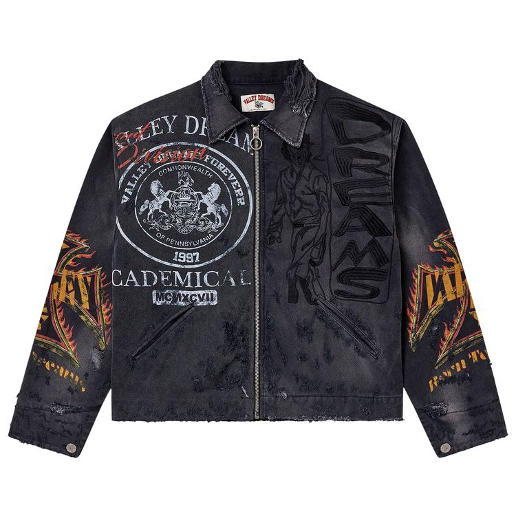 Buy Vale Forever Destruction Work Jacket 'Black' - VALE 10 008 DWJ BK ...