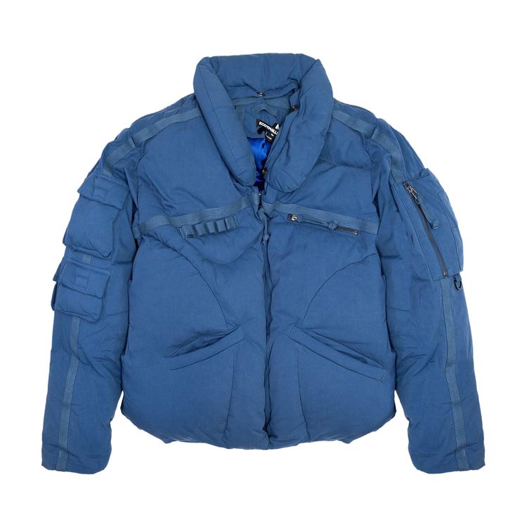 Buy Kody Phillips Cargo Puffer 'Blue' - FW25M601 BLUE | GOAT