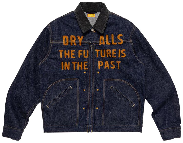 Buy Human Made Zip Up Denim Work Jacket 'Indigo' - HM30JK005 INDI | GOAT