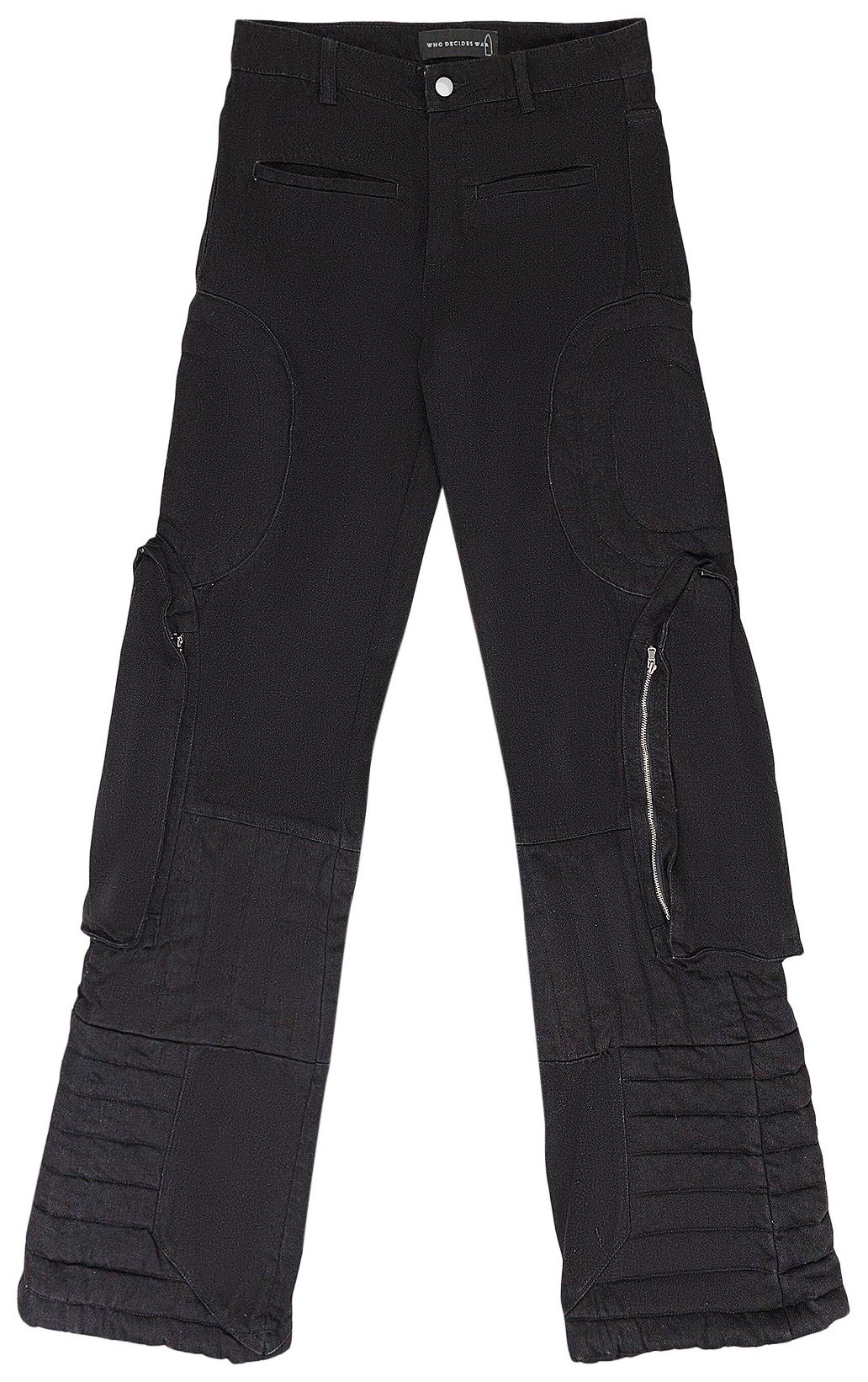 Buy Who Decides War Raised Window Stacked Pants 'Black ...