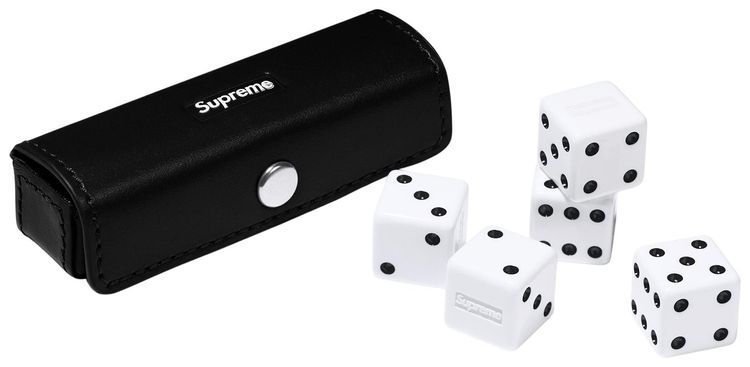 Buy Supreme Leather Dice Set 'Black' - FW25B22 BLACK | GOAT