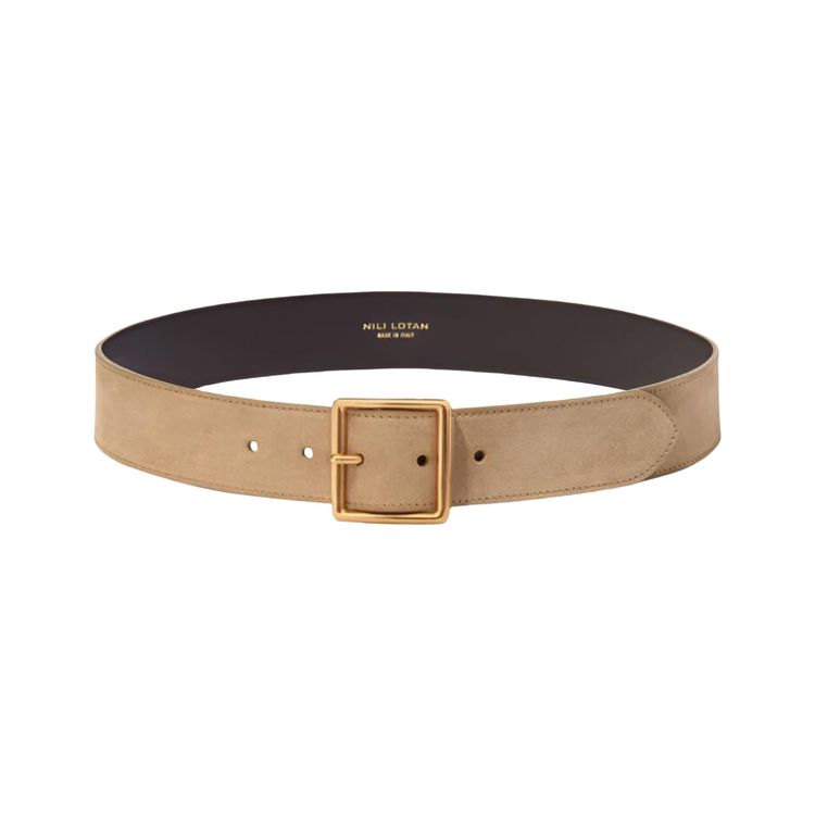 Buy Nili Lotan Marcela Belt 'Khaki/Antique Gold' - 12888 L96 KHAK | GOAT