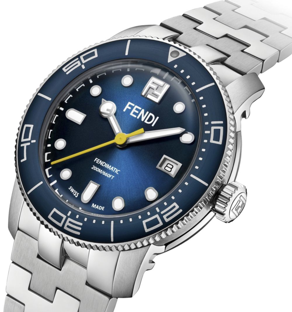 Buy Fendi Aqua Automatic Diver Watch 'Stainless Steel' - F131010 101 ...