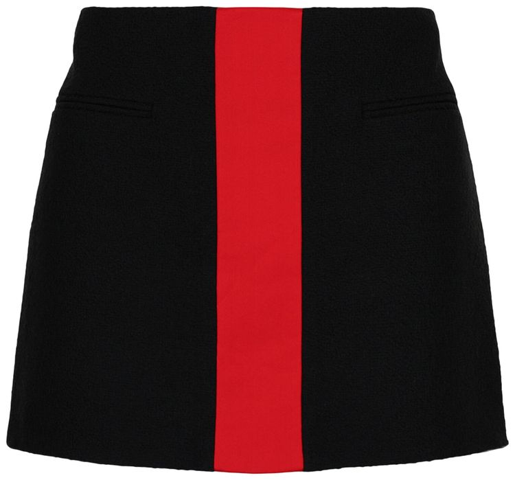 Buy Ferragamo Contrasting Panel Mini Skirt 'Black' - 13C553 765643 BLAC ...