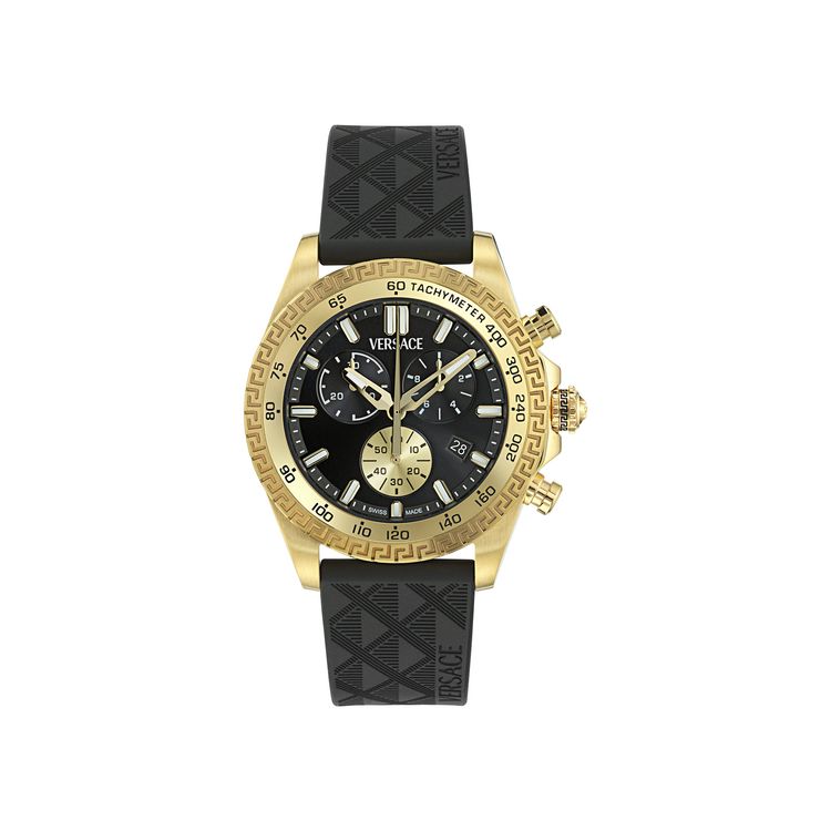 Buy Versace Chrono X Leather Watch 'Gold' - VE9K00224 | GOAT