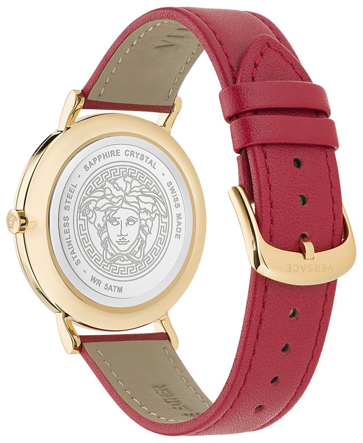 Buy Versace V Eternal Leather Watch 'Gold' - VEKA00222 | GOAT