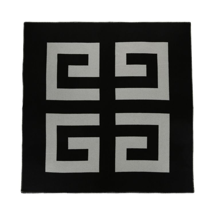 Buy Givenchy 4G Logo Blanket 'Black/White' - GV1414J4624 1 | GOAT