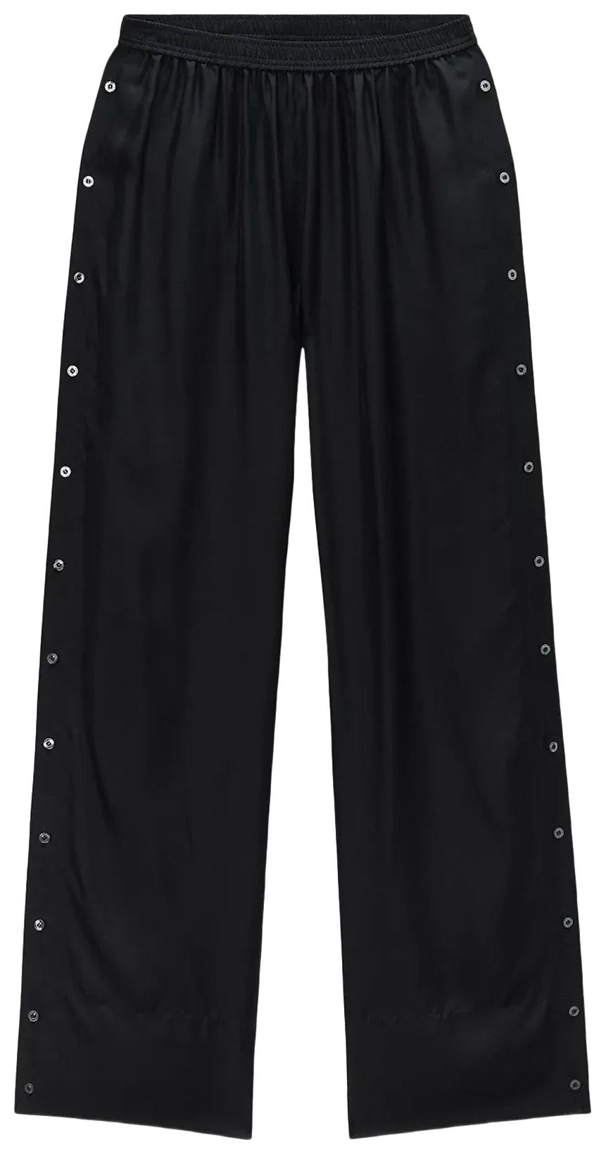 Buy Alexander Wang Mid Rise Side Placket Pants 'Black' - 1WC4254931 001 | GOAT