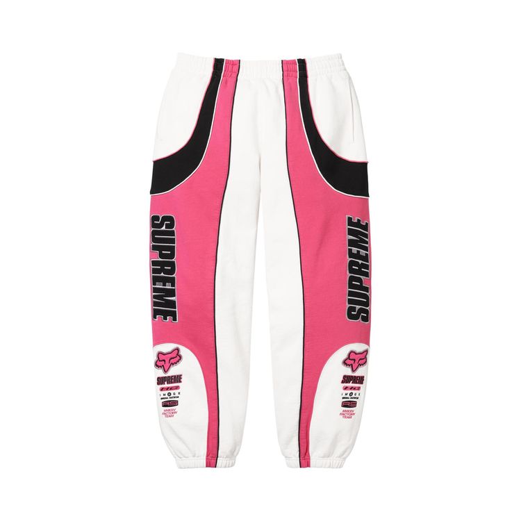 Buy Supreme x Fox Racing Sweatpant 'White' - FW25P58 WHITE | GOAT IT