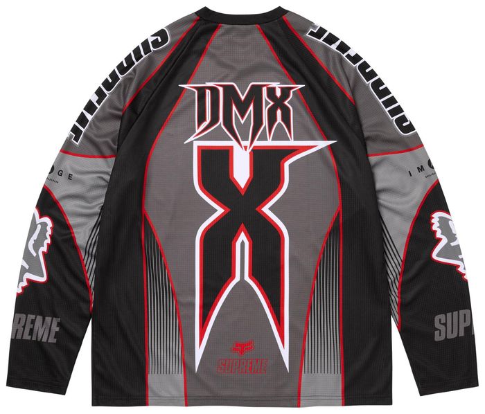 Buy Supreme x Fox Racing DMX Jersey 'Black' - FW25KN60 BLACK | GOAT