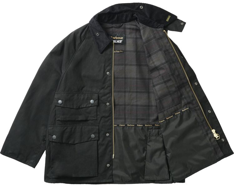 Buy Palace x Barbour Bedale Casual Jacket 'Black' - MCA1080BK11 | GOAT UK