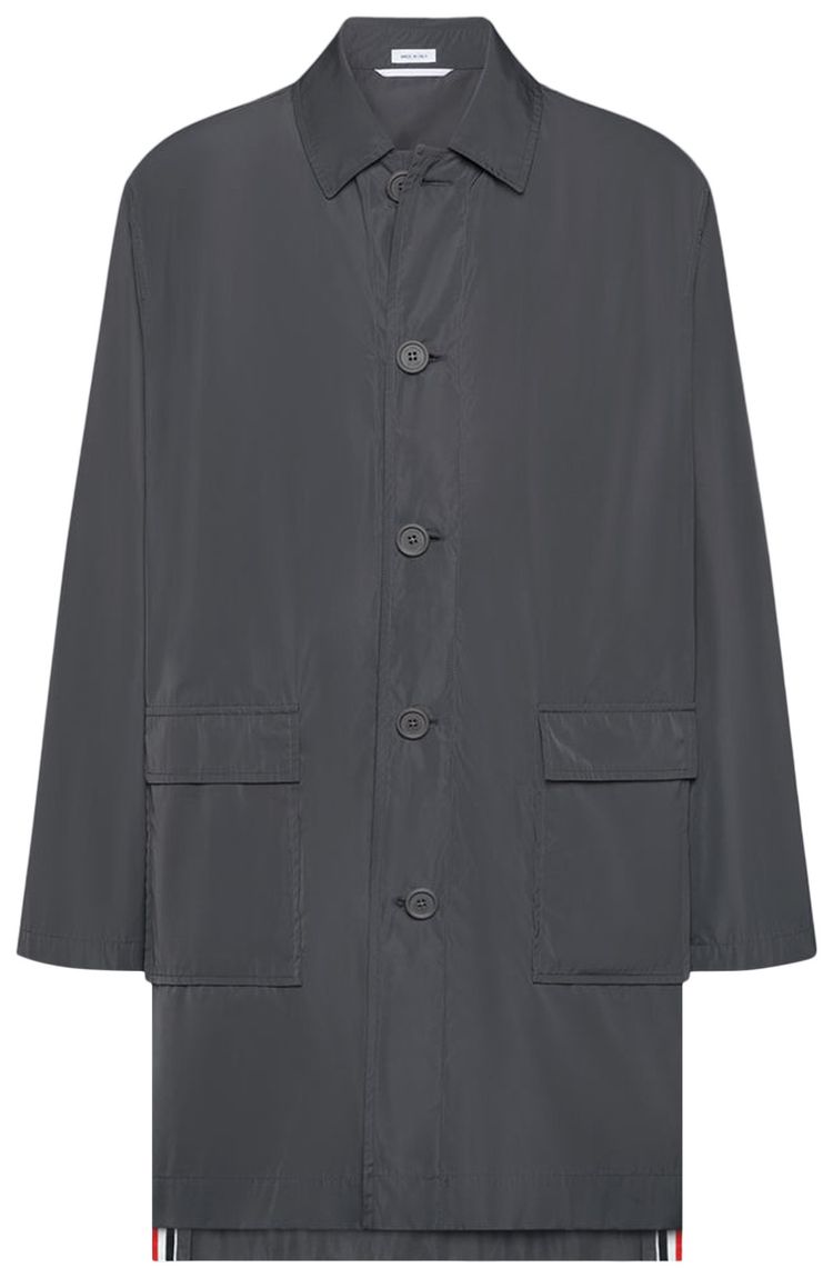 Buy Thom Browne Packable Smock in Light Memory Tech 'Dark Grey ...