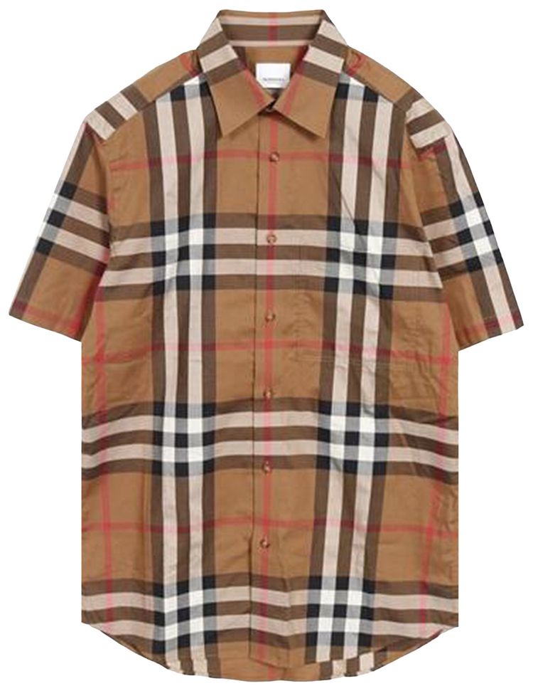 Buy Burberry Claverdon Short-Sleeve 'Brown' - 8092942 | GOAT