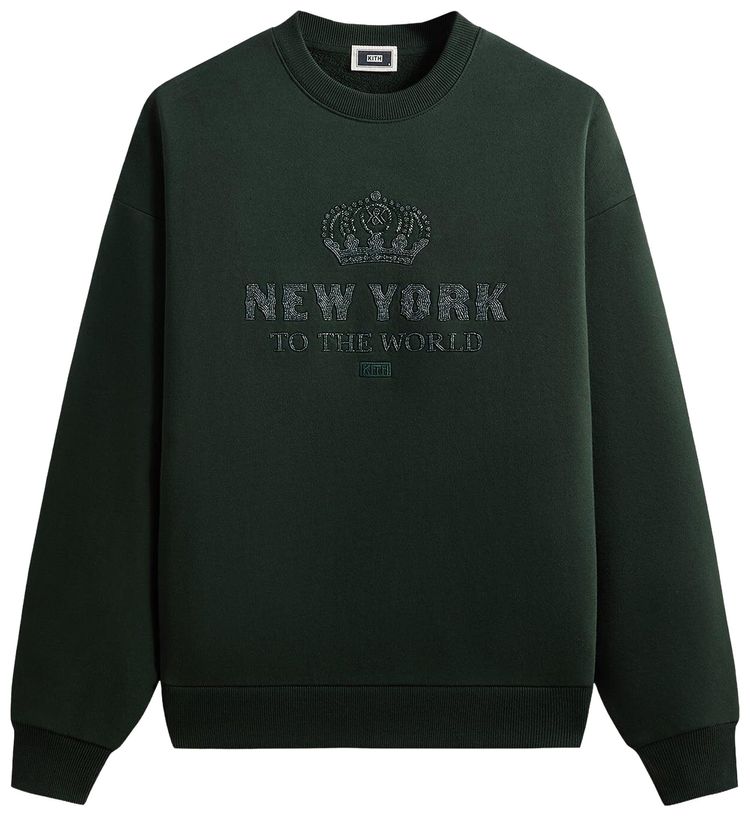 Buy Kith New York To The World Crown Crewneck 'Stadium' - KHM034203 302 ...